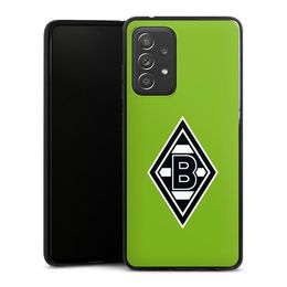 DeinDesign Galaxy A52s 5G Handy Slim Case extra d&uuml;nn Silikon Handyh&uuml;lle schwarz H&uuml;lle Gladbach Soccer Borussia M&ouml;nchengladbach Silikon Slim Case