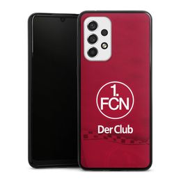DeinDesign Galaxy A33 5G Handy Slim Case extra d&uuml;nn Silikon Handyh&uuml;lle schwarz H&uuml;lle Official Licensed Product Bundesliga 1. Fc N&uuml;rnberg Silikon Slim Case
