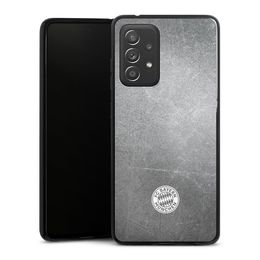 DeinDesign Galaxy A52s 5G Handy Slim Case extra d&uuml;nn Silikon Handyh&uuml;lle schwarz H&uuml;lle Concrete Fcb Fc Bayern M&uuml;nchen Silikon Slim Case