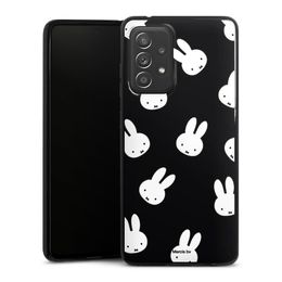 DeinDesign Galaxy A52s 5G Handy Slim Case extra d&uuml;nn Silikon Handyh&uuml;lle schwarz H&uuml;lle Muster Miffy Transparent Silikon Slim Case