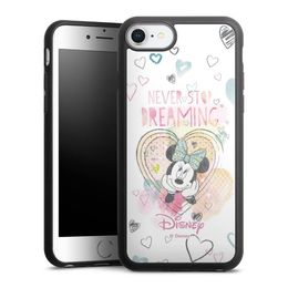 DeinDesign iPhone SE (2020) Handy Gallery Case Handyh&uuml;lle 9H Geh&auml;rtetes Glas R&uuml;ckseite H&uuml;lle Disney Minnie Mouse Official Licensed Product Gallery Case