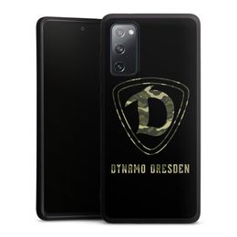 DeinDesign Galaxy S20 FE Handy Premium Silikon H&uuml;lle Handyh&uuml;lle schwarz Case Sg Dynamo Dresden Official Licensed Product Sgd Silikon Premium Case