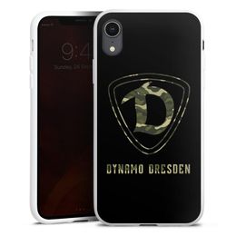 DeinDesign iPhone Xr Handy Silikon H&uuml;lle Case wei&szlig; Handyh&uuml;lle Sgd Official Licensed Product Sg Dynamo Dresden Silikon Case