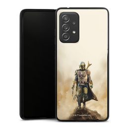 DeinDesign Galaxy A52s 5G Handy Slim Case extra d&uuml;nn Silikon Handyh&uuml;lle schwarz H&uuml;lle The Mandalorian Star Wars Official Licensed Product Silikon Slim Case