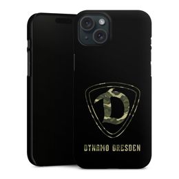 DeinDesign iPhone 15 Plus Handy Premium Case Smartphone Handyh&uuml;lle Schutzh&uuml;lle matt Sgd Official Licensed Product Sg Dynamo Dresden Premium Case