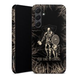 DeinDesign Galaxy A35 5G Handy Premium Case Smartphone Handyh&uuml;lle Schutzh&uuml;lle gl&auml;nzend Wikinger Vikings Tv Show Designs Premium Case