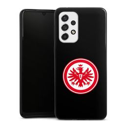 DeinDesign Galaxy A33 5G Handy Slim Case extra d&uuml;nn Silikon Handyh&uuml;lle schwarz H&uuml;lle Eintracht Frankfurt Sge Eagle Silikon Slim Case