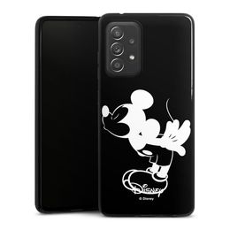 DeinDesign Galaxy A52s 5G Handy Slim Case extra d&uuml;nn Silikon Handyh&uuml;lle schwarz H&uuml;lle Official Licensed Product Disney Mickey Mouse Silikon Slim Case