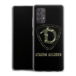 DeinDesign Galaxy A32 4G Handy Silikon H&uuml;lle Case transparent Handyh&uuml;lle Sgd Official Licensed Product Sg Dynamo Dresden Silikon Case