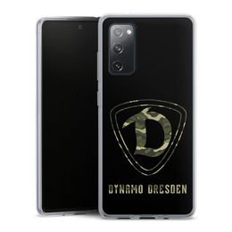 DeinDesign Galaxy S20 FE 5G Handy Silikon H&uuml;lle Case transparent Handyh&uuml;lle Sg Dynamo Dresden Official Licensed Product Sgd Silikon Case