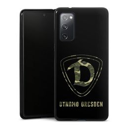 DeinDesign Galaxy S20 FE Handy Silikon H&uuml;lle Case schwarz Handyh&uuml;lle Sg Dynamo Dresden Official Licensed Product Sgd