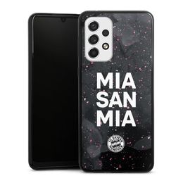 DeinDesign Galaxy A33 5G Handy Slim Case extra d&uuml;nn Silikon Handyh&uuml;lle schwarz H&uuml;lle Mia San Mia Fc Bayern M&uuml;nchen Girl Style Silikon Slim Case