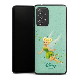 DeinDesign Galaxy A52s 5G Handy Slim Case extra d&uuml;nn Silikon Handyh&uuml;lle schwarz H&uuml;lle Tinkerbells Disney Official Licensed Product Silikon Slim Case