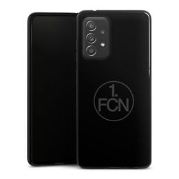 DeinDesign Galaxy A52s 5G Handy Slim Case extra d&uuml;nn Silikon Handyh&uuml;lle schwarz H&uuml;lle 1. Fcn 1. Fc N&uuml;rnberg Logo Silikon Slim Case