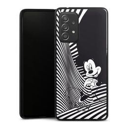 DeinDesign Galaxy A52s 5G Handy Slim Case extra d&uuml;nn Silikon Handyh&uuml;lle schwarz H&uuml;lle Official Licensed Product Mickey Mouse Disney Silikon Slim Case
