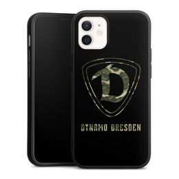 DeinDesign iPhone 12 mini Handy Premium Silikon H&uuml;lle Handyh&uuml;lle schwarz Case Sgd Official Licensed Product Sg Dynamo Dresden Silikon Premium Case
