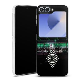 DeinDesign Galaxy Z Flip 7 FE Handy Hard Case Schutzh&uuml;lle transparent Smartphone Handy H&uuml;lle Borussia M&ouml;nchengladbach Official Licensed Product Stadium Hard Case