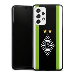 DeinDesign Galaxy A33 5G Handy Slim Case extra d&uuml;nn Silikon Handyh&uuml;lle schwarz H&uuml;lle Logo Borussia M&ouml;nchengladbach Gladbach Silikon Slim Case