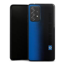 DeinDesign Galaxy A52s 5G Handy Slim Case extra d&uuml;nn Silikon Handyh&uuml;lle schwarz H&uuml;lle Logo Hsv Transparent Silikon Slim Case