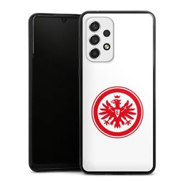 DeinDesign Galaxy A33 5G Handy Slim Case extra d&uuml;nn Silikon Handyh&uuml;lle schwarz H&uuml;lle Eintracht Frankfurt Sge Official Licensed Product Silikon Slim Case