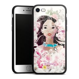 DeinDesign iPhone SE (2020) Handy Premium Silikon H&uuml;lle Handyh&uuml;lle schwarz Case Disney Official Licensed Product Pocahontas Silikon Premium Case