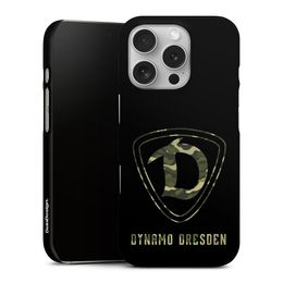 DeinDesign iPhone 16 Pro Handy Premium Case Smartphone Handyh&uuml;lle Schutzh&uuml;lle matt Sgd Official Licensed Product Sg Dynamo Dresden Premium Case