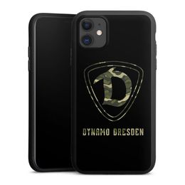 DeinDesign iPhone 11 Handy Premium Silikon H&uuml;lle Handyh&uuml;lle schwarz Case Sg Dynamo Dresden Official Licensed Product Sgd Silikon Premium Case