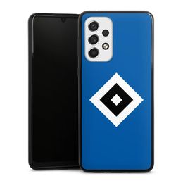 DeinDesign Galaxy A33 5G Handy Slim Case extra d&uuml;nn Silikon Handyh&uuml;lle schwarz H&uuml;lle Logo Hsv Hamburger Sv Silikon Slim Case