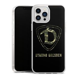 DeinDesign iPhone 13 Pro Max Handy Silikon H&uuml;lle Case transparent Handyh&uuml;lle Sgd Official Licensed Product Sg Dynamo Dresden Silikon Case