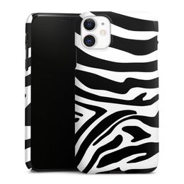 DeinDesign iPhone 11 Handy Premium Case Smartphone Handyh&uuml;lle Schutzh&uuml;lle gl&auml;nzend Animal Look Zebra Animal Print Premium Case