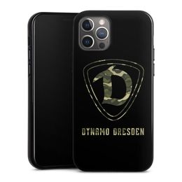 DeinDesign iPhone 12 Pro Handy Silikon H&uuml;lle Case schwarz Handyh&uuml;lle Sgd Official Licensed Product Sg Dynamo Dresden