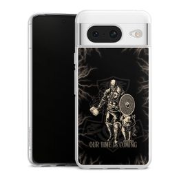 DeinDesign Google Pixel 8 Handy Silikon H&uuml;lle Case transparent Handyh&uuml;lle Tv Show Designs Wikinger Vikings Silikon Case