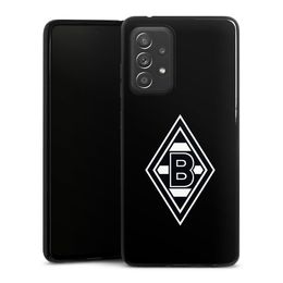 DeinDesign Galaxy A52s 5G Handy Slim Case extra d&uuml;nn Silikon Handyh&uuml;lle schwarz H&uuml;lle Borussia M&ouml;nchengladbach Gladbach Coat Of Arms Silikon Slim Case