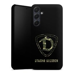 DeinDesign Galaxy A55 5G Handy Premium Case Smartphone Handyh&uuml;lle Schutzh&uuml;lle gl&auml;nzend Sgd Official Licensed Product Sg Dynamo Dresden Premium Case