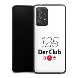 DeinDesign Galaxy A52s 5G Handy Slim Case extra d&uuml;nn Silikon Handyh&uuml;lle schwarz H&uuml;lle 125 Jahre 1. Fcn 1. Fc N&uuml;rnberg Silikon Slim Case