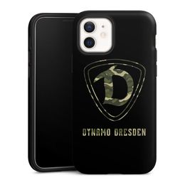 DeinDesign iPhone 12 Handy Panzer Handyh&uuml;lle robuste Outdoor H&uuml;lle Schutzh&uuml;lle matt Sgd Official Licensed Product Sg Dynamo Dresden Tough Case