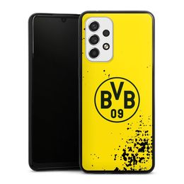 DeinDesign Galaxy A33 5G Handy Slim Case extra d&uuml;nn Silikon Handyh&uuml;lle schwarz H&uuml;lle Borussia Dortmund Borusse Official Licensed Product Silikon Slim Case
