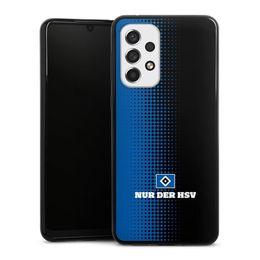 DeinDesign Galaxy A33 5G Handy Slim Case extra d&uuml;nn Silikon Handyh&uuml;lle schwarz H&uuml;lle Hsv Logo Official Licensed Product Silikon Slim Case