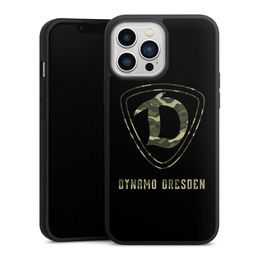 DeinDesign iPhone 13 Pro Max Handy Premium Silikon H&uuml;lle Handyh&uuml;lle schwarz Case Sgd Official Licensed Product Sg Dynamo Dresden Silikon Premium Case
