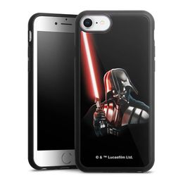 DeinDesign iPhone SE (2020) Handy Gallery Case Handyh&uuml;lle 9H Geh&auml;rtetes Glas R&uuml;ckseite H&uuml;lle Darth Vader Star Wars Merchandise Gallery Case