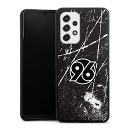 DeinDesign Galaxy A33 5G Handy Slim Case extra d&uuml;nn Silikon Handyh&uuml;lle schwarz H&uuml;lle H96 Hannover 96 Official Licensed Product Silikon Slim Case