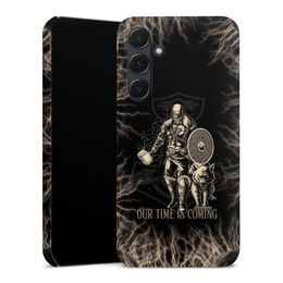 DeinDesign Galaxy A55 5G Handy Premium Case Smartphone Handyh&uuml;lle Schutzh&uuml;lle matt Wikinger Vikings Tv Show Designs Premium Case