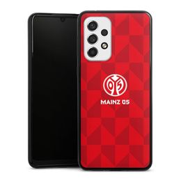 DeinDesign Galaxy A33 5G Handy Slim Case extra d&uuml;nn Silikon Handyh&uuml;lle schwarz H&uuml;lle Mainz 05 Merchandise Official Licensed Product Silikon Slim Case