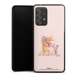 DeinDesign Galaxy A52s 5G Handy Slim Case extra d&uuml;nn Silikon Handyh&uuml;lle schwarz H&uuml;lle Official Licensed Product Winnie The Pooh Piglet Disney Silikon Slim Case