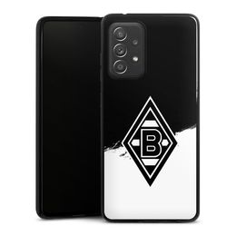 DeinDesign Galaxy A52s 5G Handy Slim Case extra d&uuml;nn Silikon Handyh&uuml;lle schwarz H&uuml;lle Bmg Borussia M&ouml;nchengladbach Gladbach Silikon Slim Case