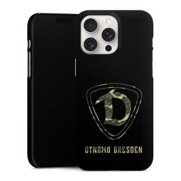 DeinDesign iPhone 15 Pro Max Handy Premium Case Smartphone Handyh&uuml;lle Schutzh&uuml;lle matt Sgd Official Licensed Product Sg Dynamo Dresden Premium Case