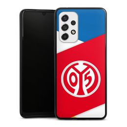 DeinDesign Galaxy A33 5G Handy Slim Case extra d&uuml;nn Silikon Handyh&uuml;lle schwarz H&uuml;lle Official Licensed Product Soccer 1. Fsv Mainz 05 E.V. Silikon Slim Case