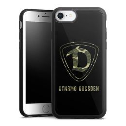 DeinDesign iPhone SE (2020) Handy Gallery Case Handyh&uuml;lle 9H Geh&auml;rtetes Glas R&uuml;ckseite H&uuml;lle Sgd Official Licensed Product Sg Dynamo Dresden Gallery Case