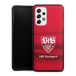 DeinDesign Galaxy A33 5G Handy Slim Case extra d&uuml;nn Silikon Handyh&uuml;lle schwarz H&uuml;lle Stadium Vfb Stuttgart Official Licensed Product Silikon Slim Case