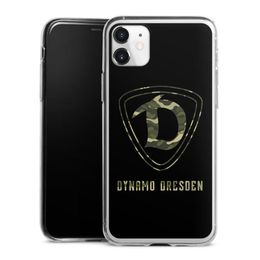 DeinDesign iPhone 11 Handy Slim Case Silikon Handyh&uuml;lle transparent H&uuml;lle extra d&uuml;nn Sgd Official Licensed Product Sg Dynamo Dresden Silikon Slim Case